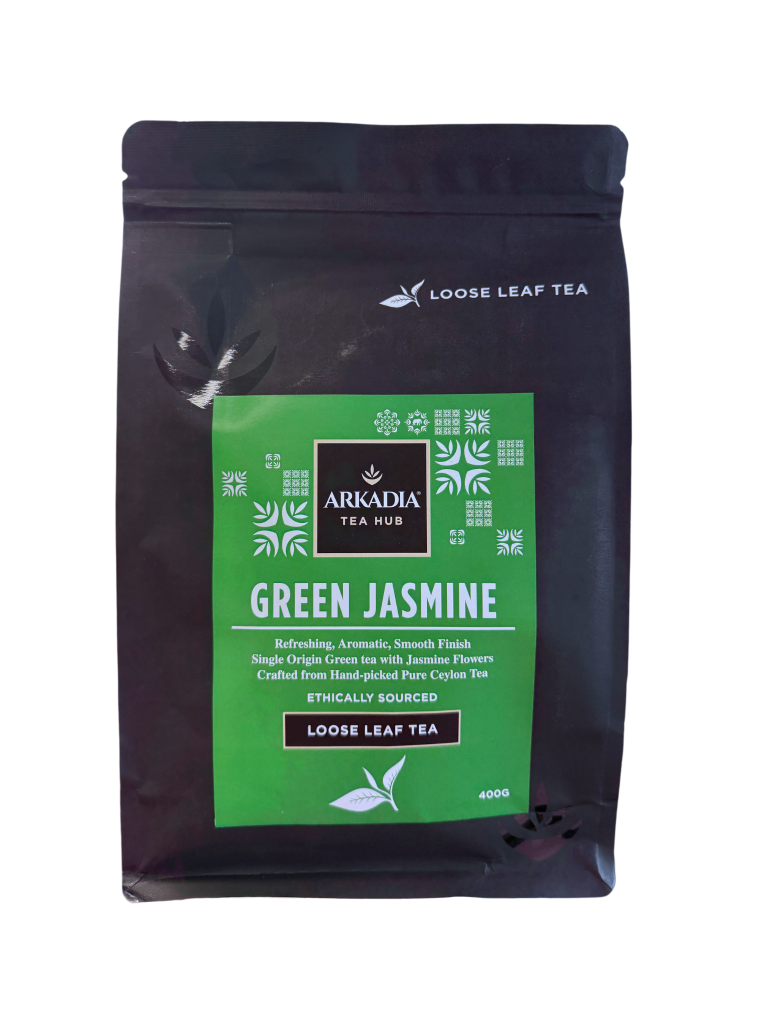 Arkadia Green Jasmine Leaf Tea | 400g Bag - Black Drum Roasters